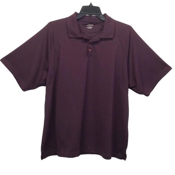 bcg | Shirts | Bcg Golf Polo Mens Size Xl Burgundy Ribbed Athleisure ...